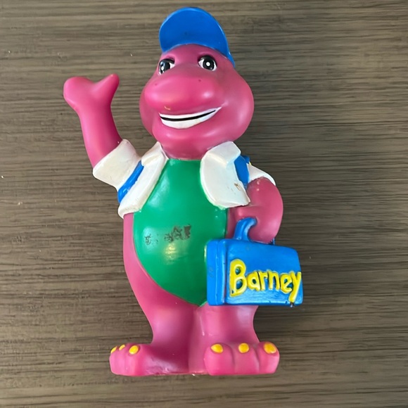 Barney | Toys | Barney Vintage Piggy Coin Bank | Poshmark